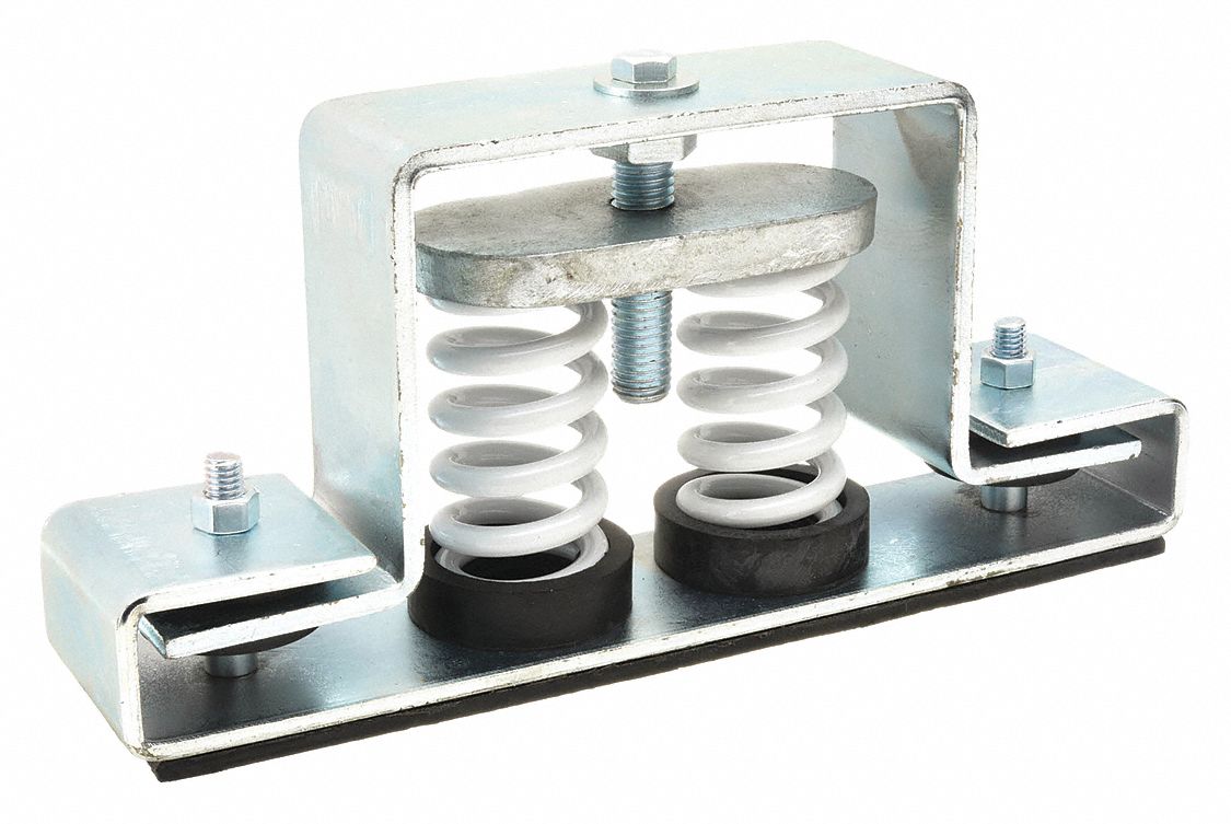 MASON, Spring, 1,250 lb Capacity, Floor-Mount Vibration Isolator ...