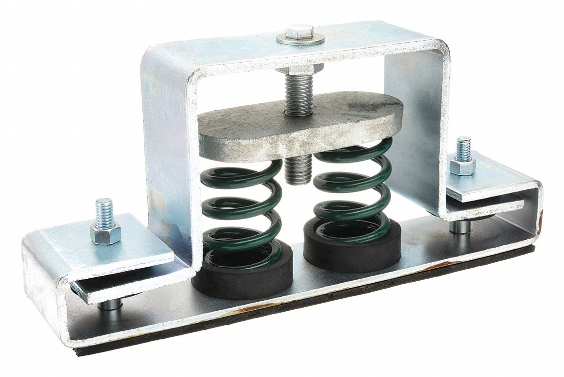 MASON, Spring, 800 lb Capacity, Floor-Mount Vibration Isolator - 5XR66 ...