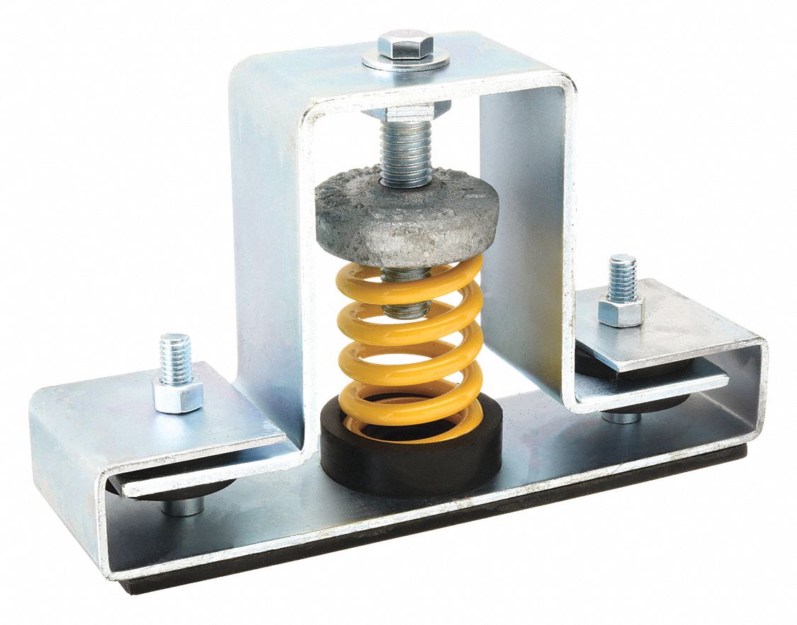 MASON, Spring, 310 lb Capacity, Floor-Mount Vibration Isolator - 5XR72 ...