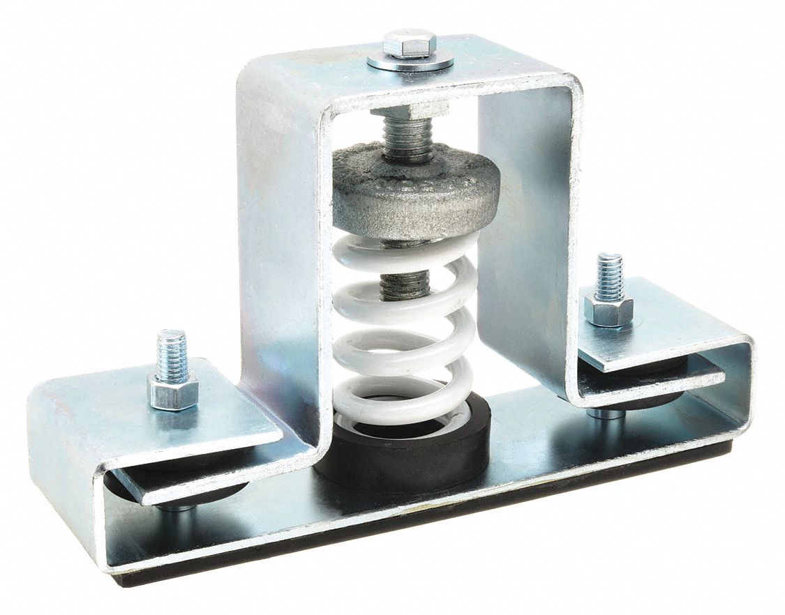 MASON, Spring, 625 lb Capacity, Floor-Mount Vibration Isolator - 5XR75 ...
