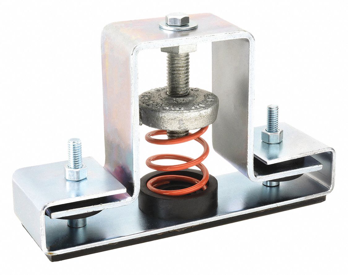 MASON, Spring, 75 lb Capacity, Floor-Mount Vibration Isolator - 5XR76 ...