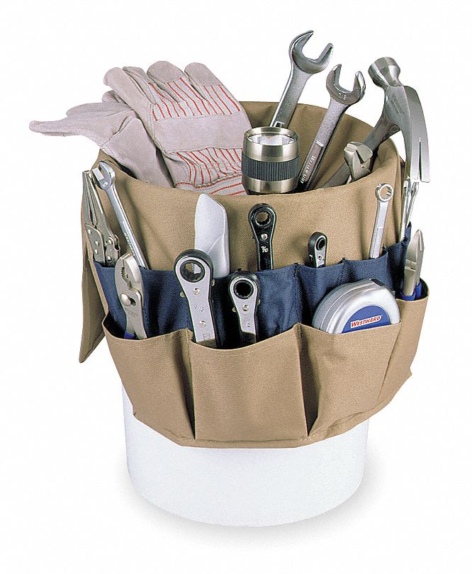 Bucket Organizer, Polyester - Grainger