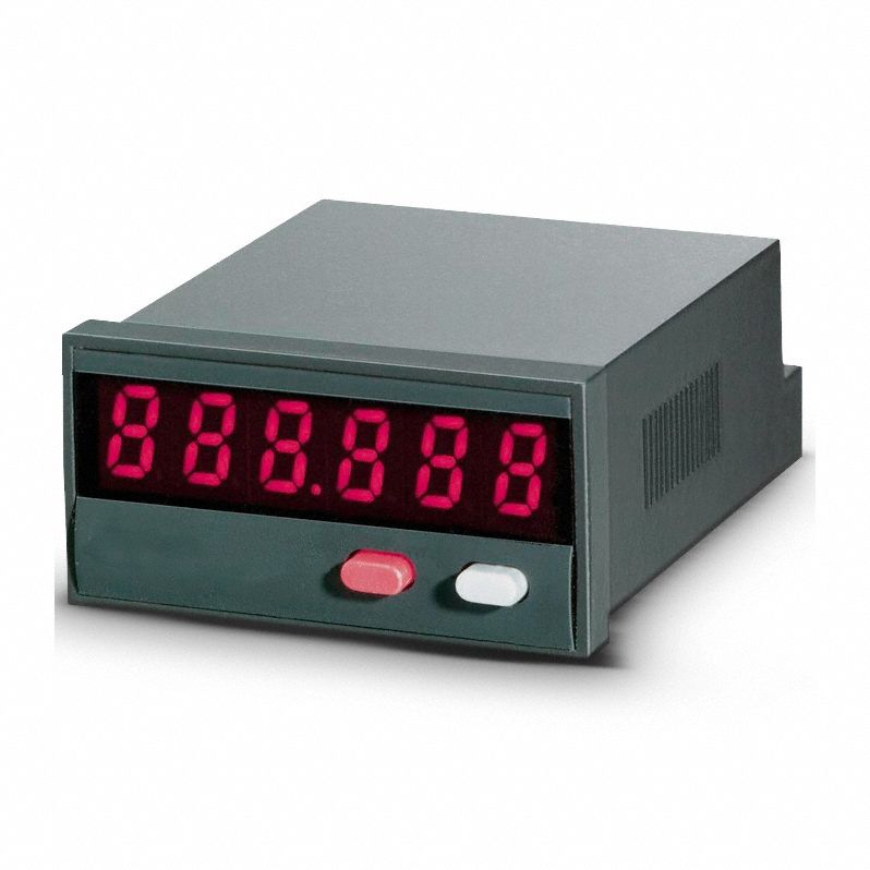 TRUMETER, Digital Counters, Front Panel Mounting, LCD Counter - 811RG4 ...