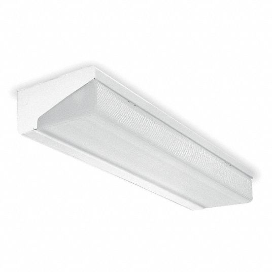 LITHONIA LIGHTING Wall Bracket Fluorescent Fixture: T8, 64 W Max ...