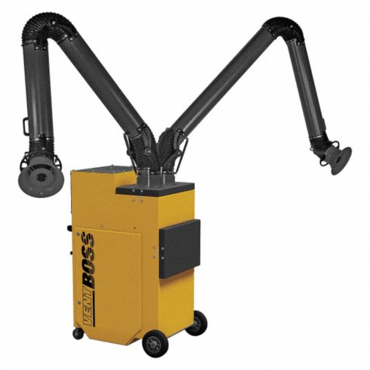 Portable Fume Extractor, Series 300 Series, Input Voltage: 110V, Air ...