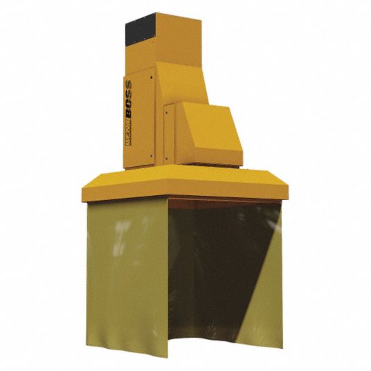 VENTBOSS BY ROBOVENT, 1,500 cfm, MERV 15, Overhead Filtration Unit ...