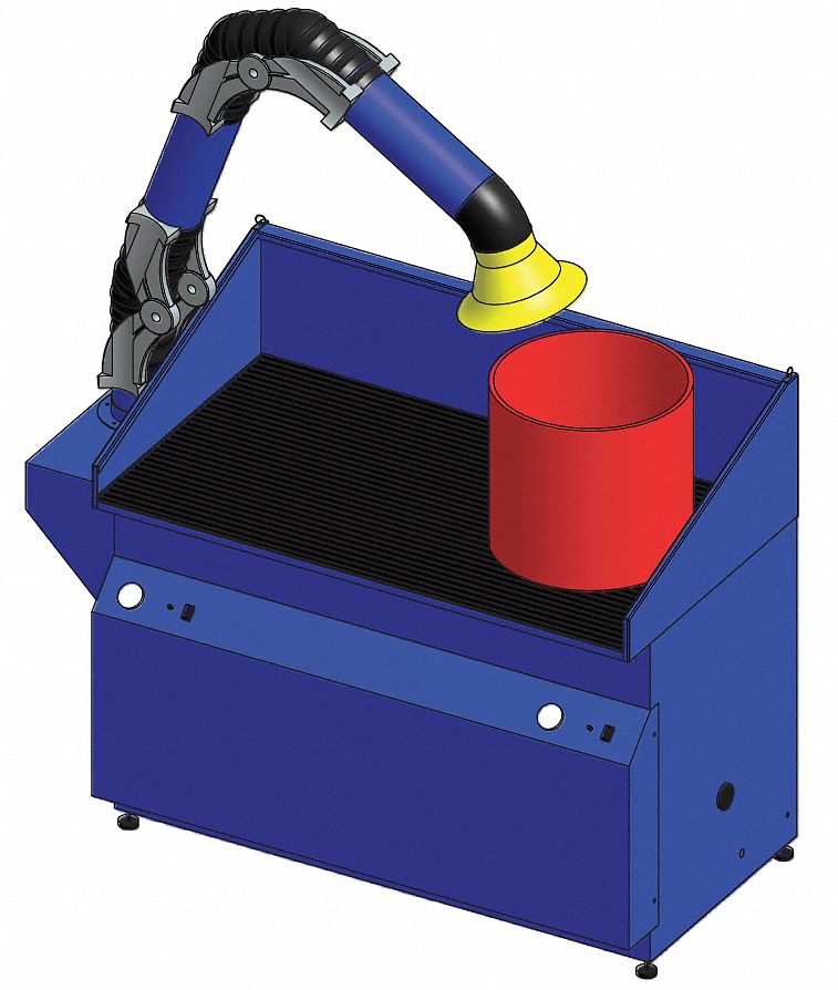 Fume/Smoke Collector, DownFlow Table Series, Input Voltage: 230/460V ...