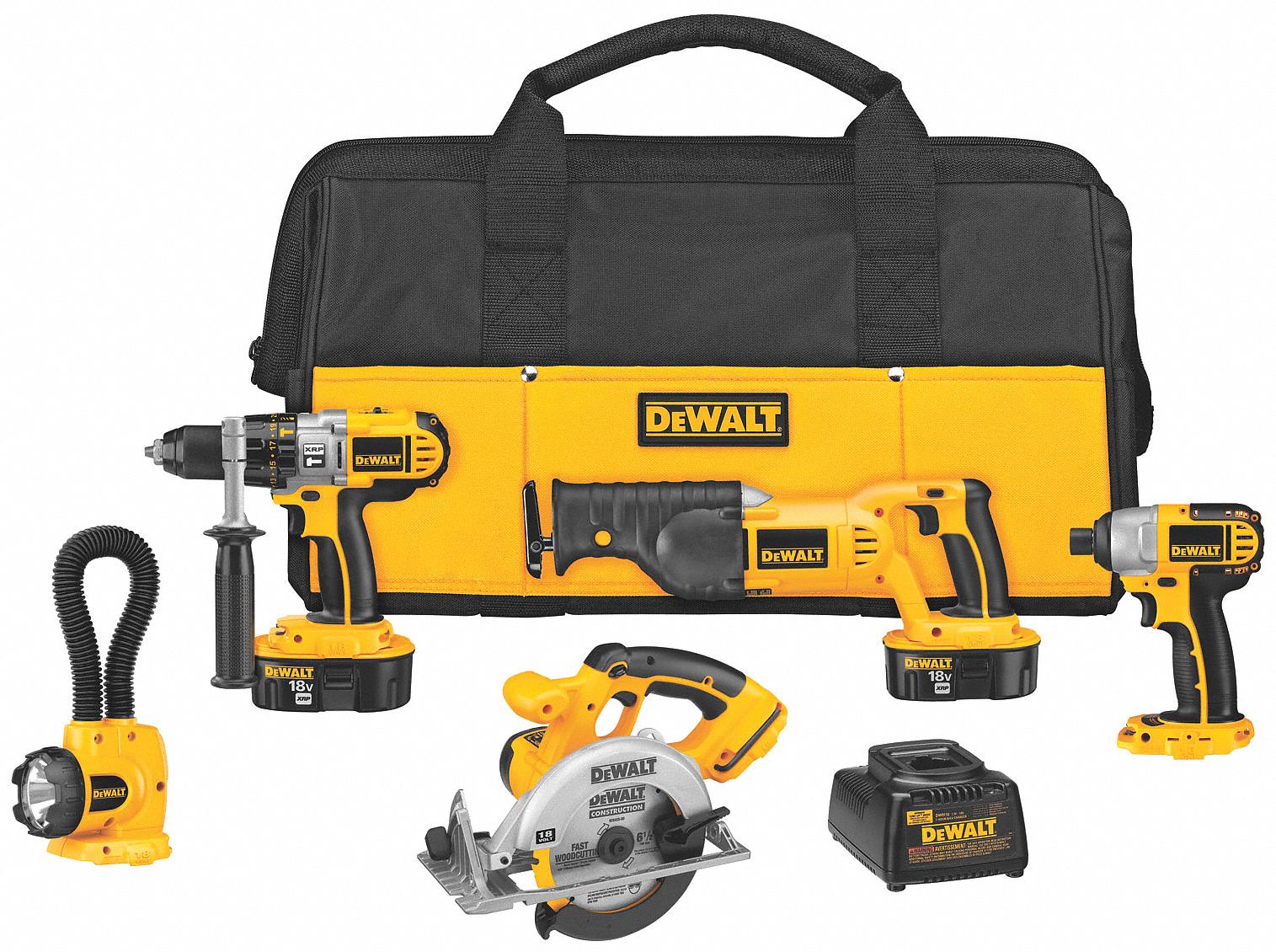 XRP, Cordless Combination Kit, 18.0 Voltage, Number of Tools 5 - Grainger