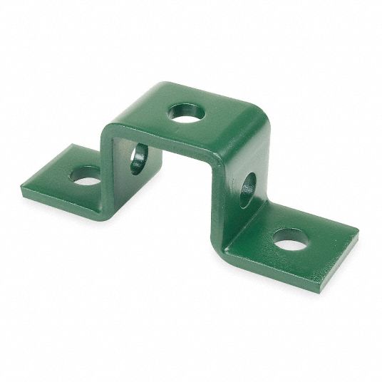 Channel U Fitting, Urethane Powder Coated Finish - Grainger