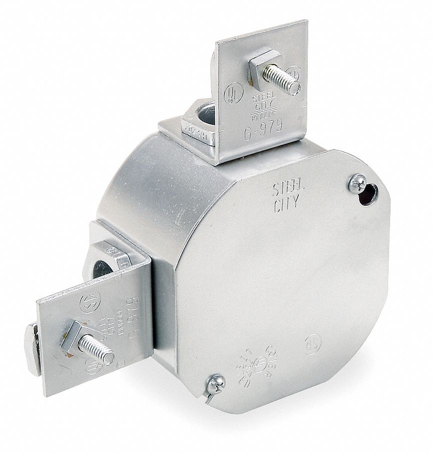 SUPERSTRUT Strut Channel Electrical Box: 2-Way Support, Steel ...