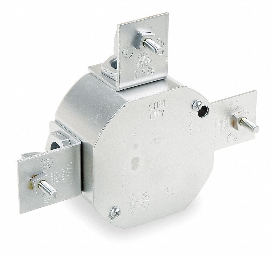 SUPERSTRUT Strut Channel Electrical Box: 3-Way Support, Steel ...