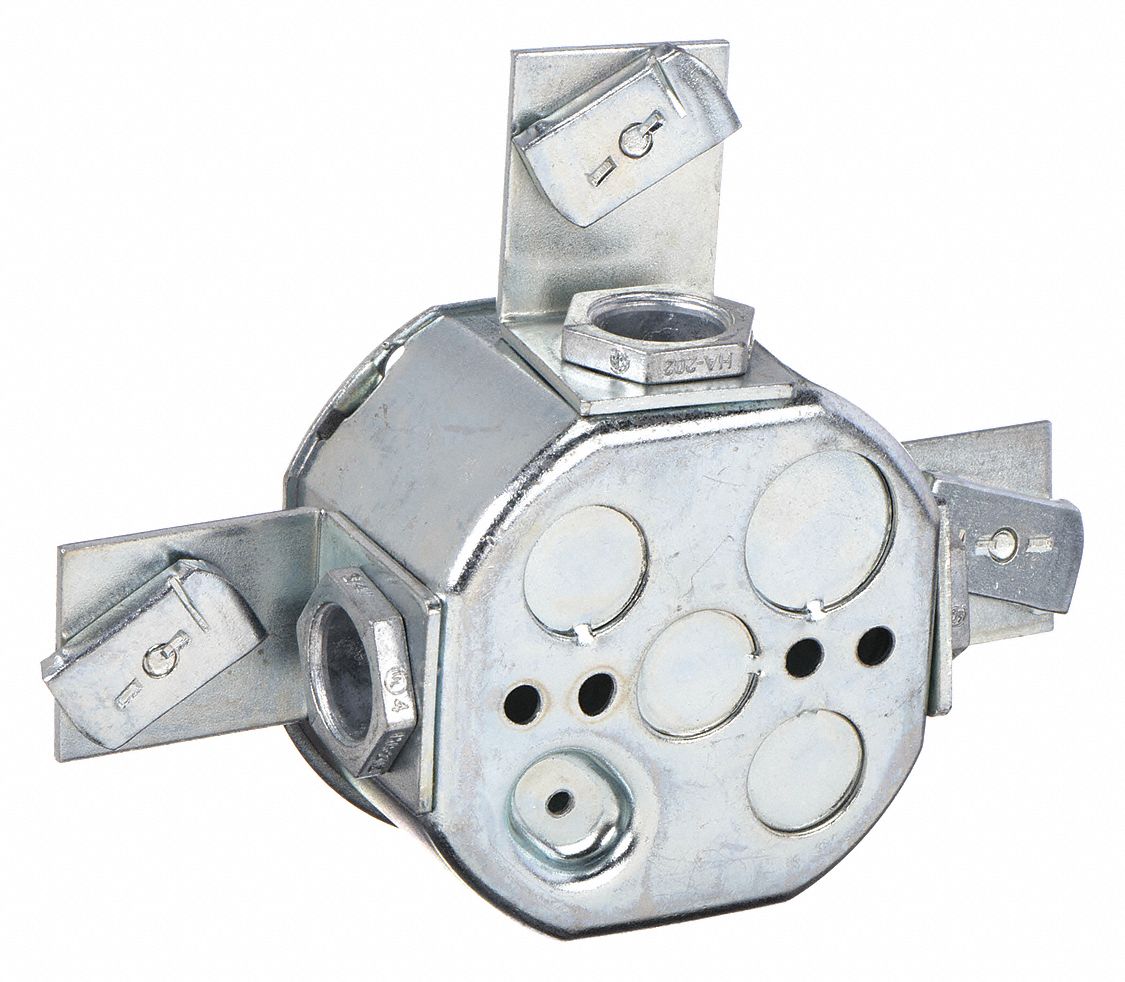 3-Way Support, Steel, Strut Channel Electrical Box - 5YE27|A892EG ...