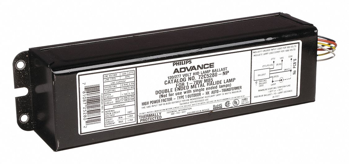 ADVANCE Blastro HID V Dual,11-3/4"L,Haluro Metal - Kits de Balastro ...