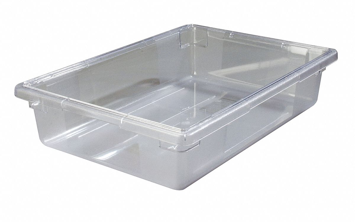 CARLISLE, 8.5 gal Capacity, Clear Body, Food Storage Container - 5YGN9 ...
