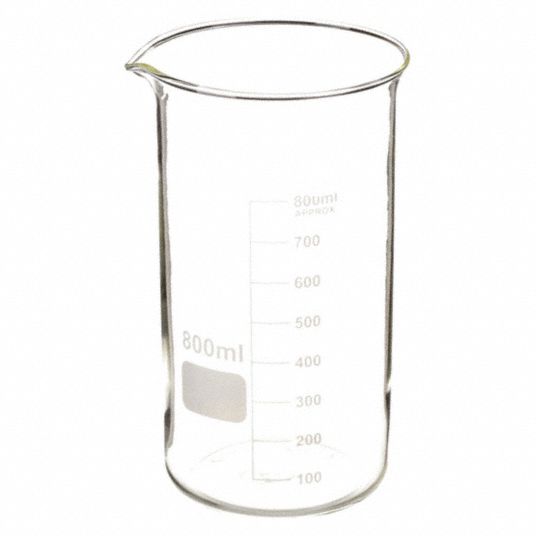 Glass, Tall Form, Beaker - 5YHA7|5YHA7 - Grainger