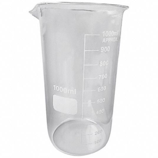 Glass, Tall Form, Beaker - 5YHA8|5YHA8 - Grainger