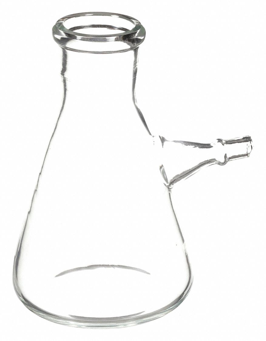 Glass, 125 mL Capacity - mL, Boiling Flask - 5YHK1|5YHK1 - Grainger