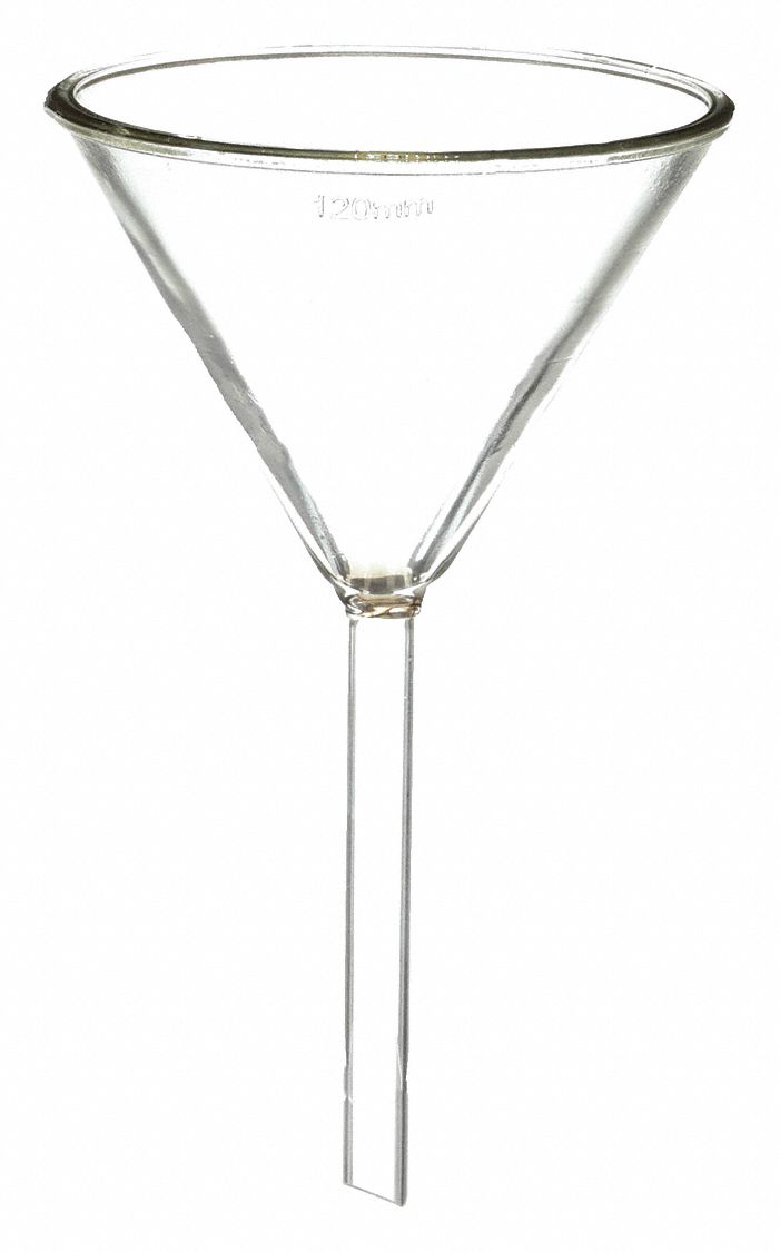 LAB SAFETY SUPPLY Embudo,Mecha Corta,L Vastago 150mm,PQ8 - 5YHW3 ...