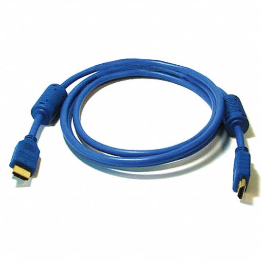 MONOPRICE, Blue, 3951, HDMI Cable - 5YMH5|3951 - Grainger