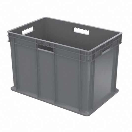 AKRO-MILS, 26.6 gal, 23 3/4 in x 15 3/4 in x 16 1/8 in, Straight Wall ...