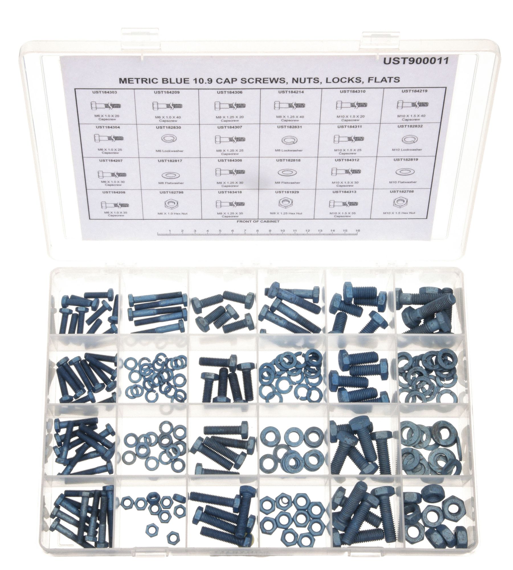 Steel, Class 10.9, Hex Head Cap Screw Assortment - 5YNH2|UST900011 ...