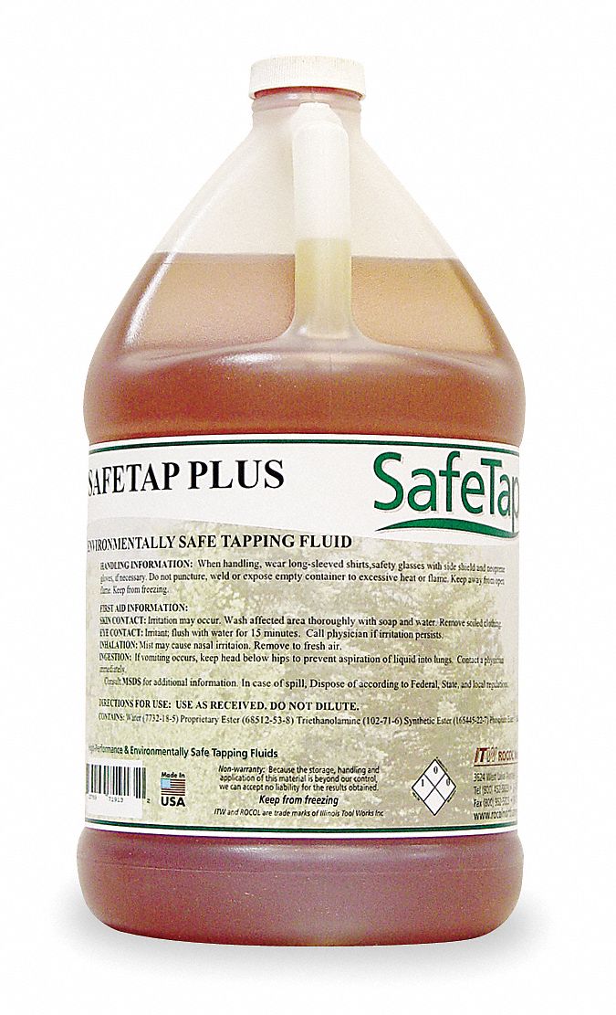 Cutting Oil, Bottle, Transparent Amber - Grainger