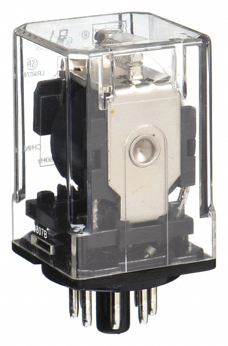 General Purpose Relay, 12V DC Coil Volts, 10A @ 277V AC Contact Rating ...