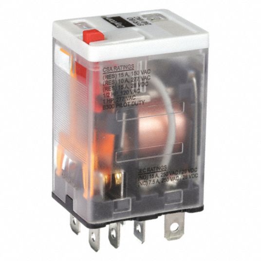DAYTON, Socket Mounted, 240V AC, General Purpose Relay - 5YR18|5YR18 ...