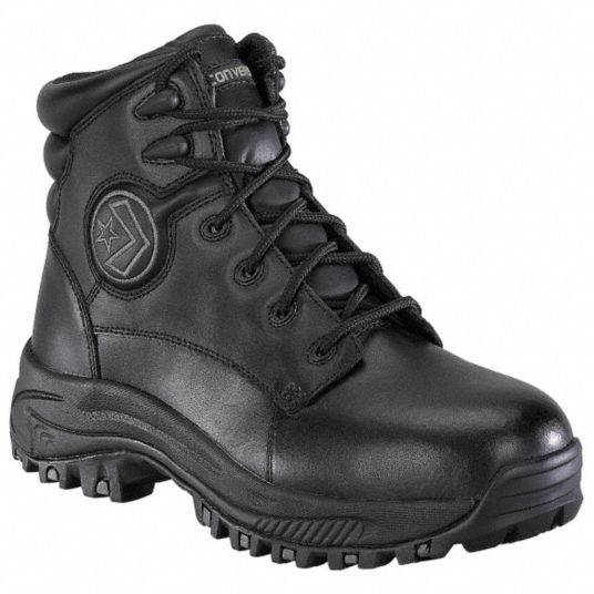 10, M, Men's, Black, Steel Toe Type, 1 PR - Grainger
