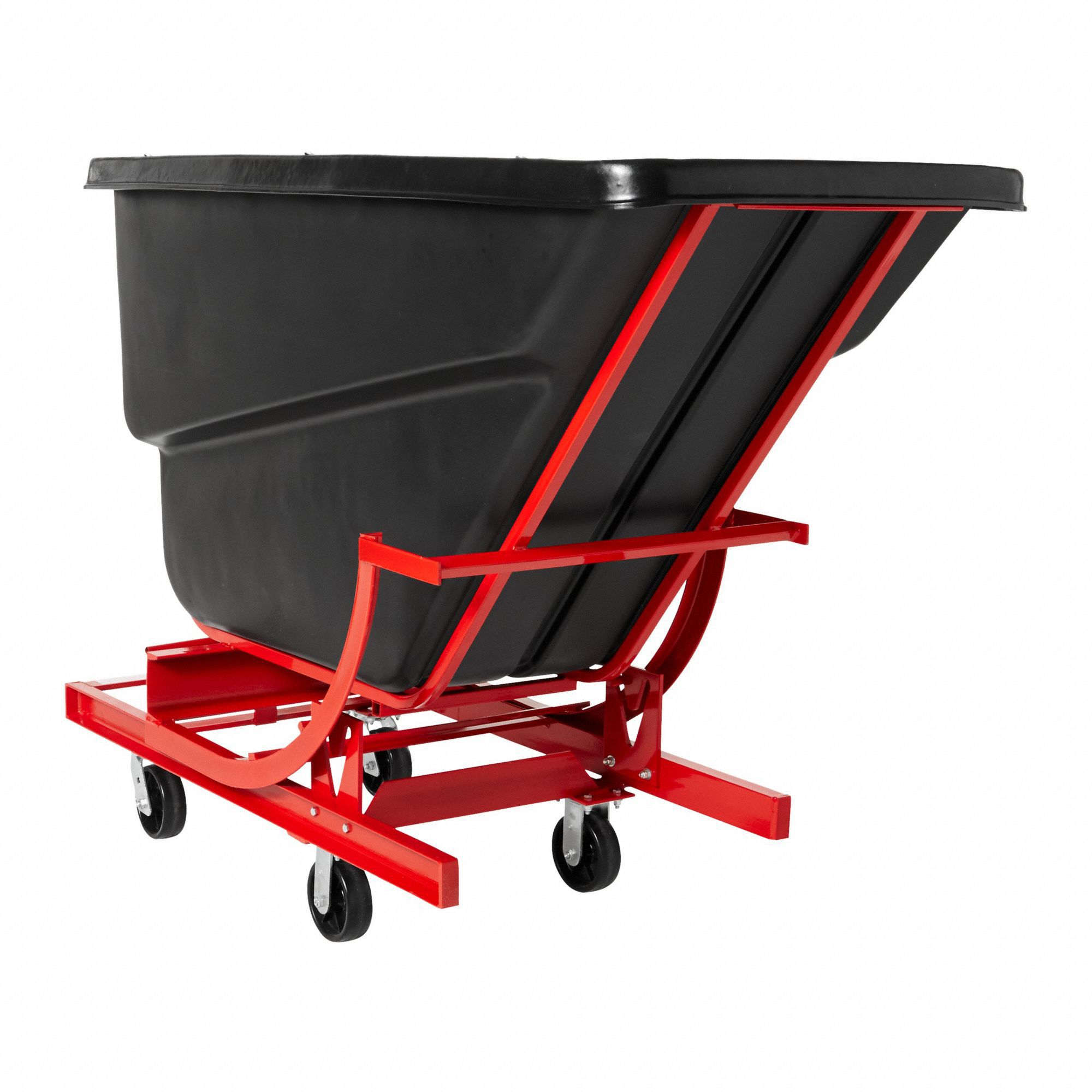 RUBBERMAID COMMERCIAL PRODUCTS, Std Hopper, Chain/Cable, Self Dumping ...