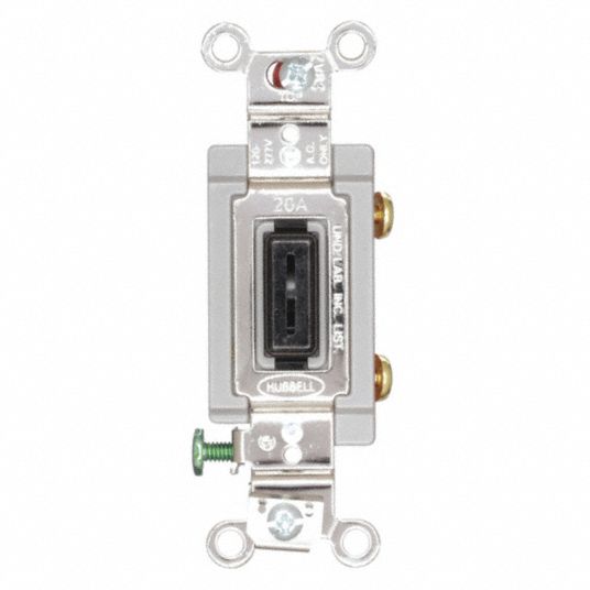 Locking Switch, Single Pole, Wall Switch - 5Z728|HBL1221L - Grainger