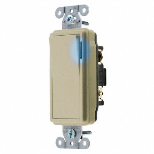 Rocker Switch, 3-Way, Illuminated Wall Switch - 5Z796|DS320IL - Grainger