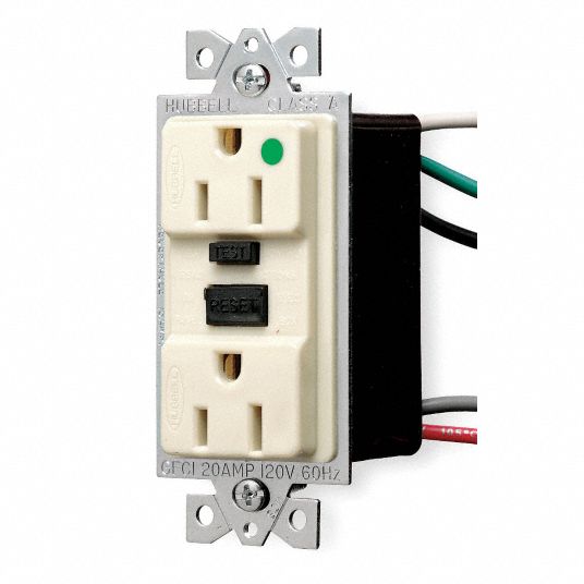 Receptacle,GFCI,20 A - Grainger