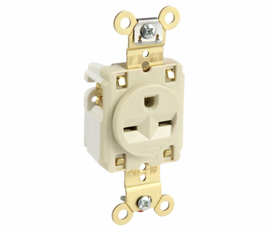 HUBBELL Receptáculo,250VCA,15 Amperes,Configuración NEMA 6-15R - 5Z832 ...