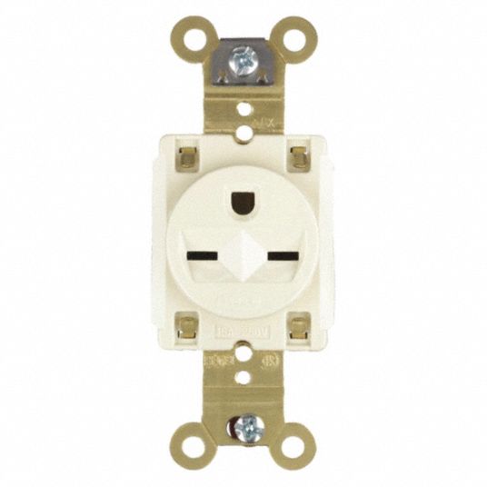 Single, 6-15R, Receptacle - 5Z832|HBL5661I - Grainger