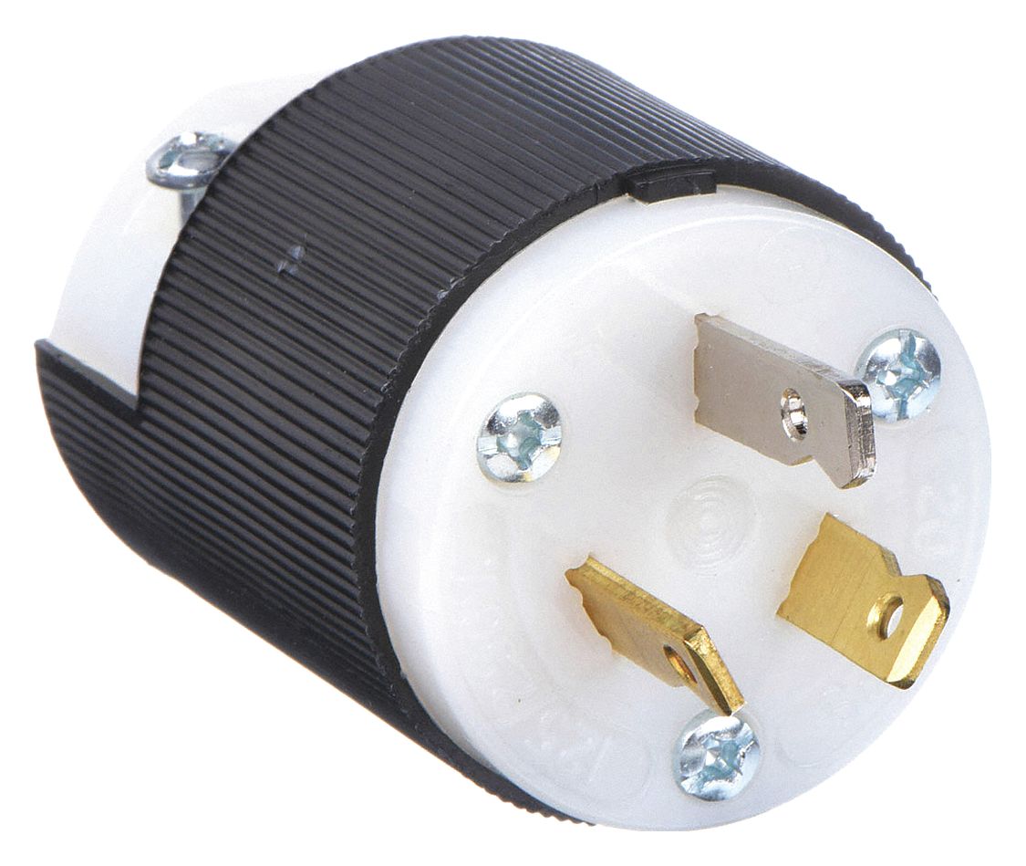 10-20P, 20 A, Straight Blade Plug - 5Z842|HBL9977C - Grainger