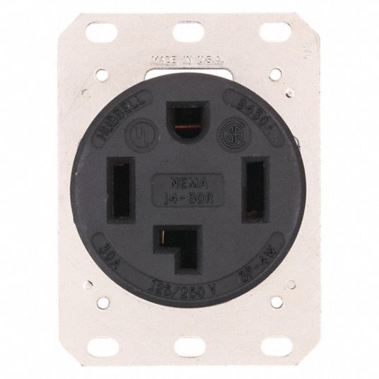 Single, 14-30R, Receptacle - 5Z883|HBL9430A - Grainger