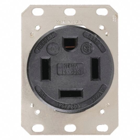 Single, 14-60R, Receptacle - 5Z887|HBL9460A - Grainger