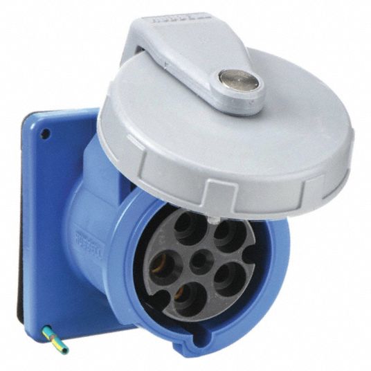 HUBBELL WIRING DEVICE-KELLEMS, Zytel 101 Nylon, 60 Amps - Plugs and ...