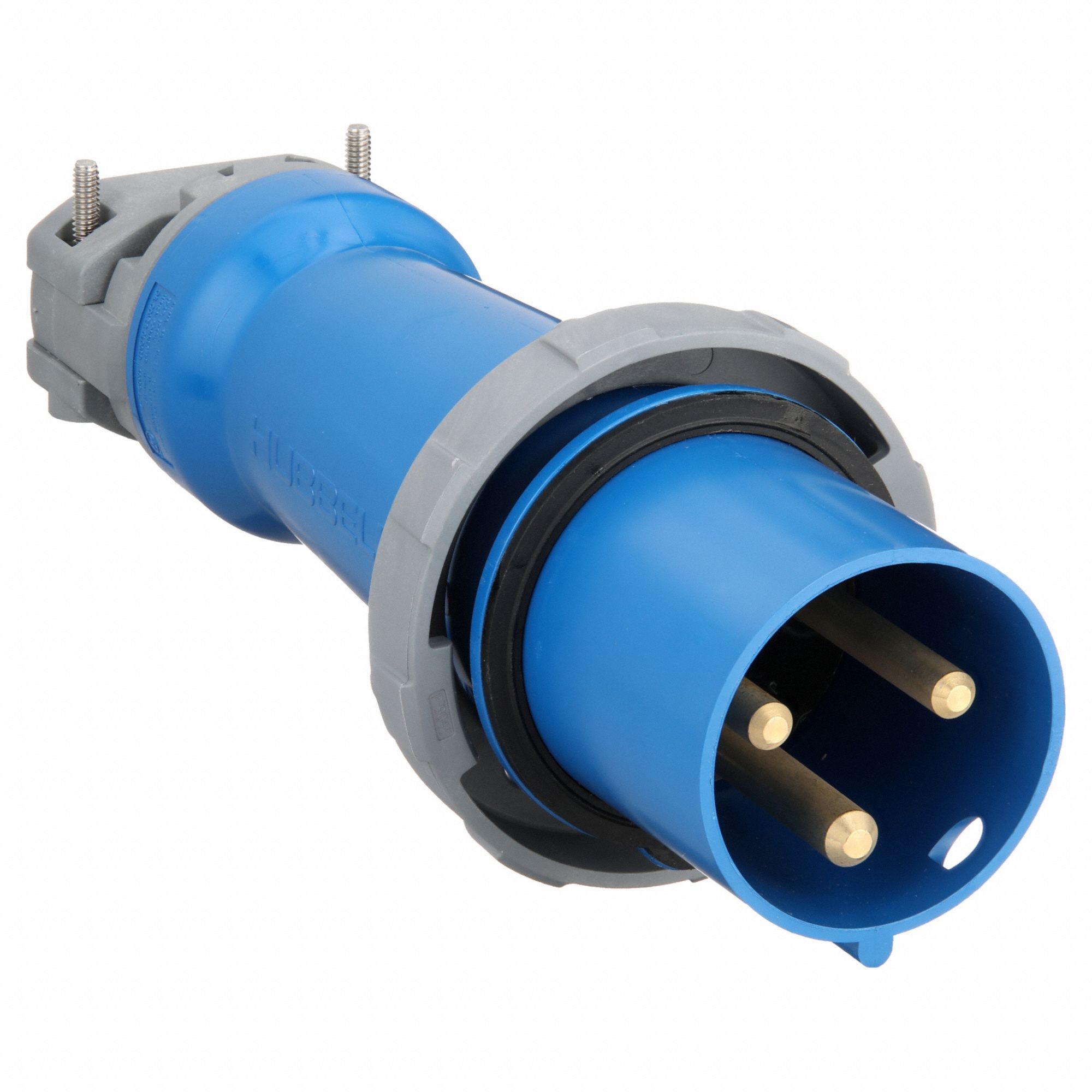 100 A, 250V AC, IEC Pin and Sleeve Plug - 5Z923|HBL3100P6W - Grainger