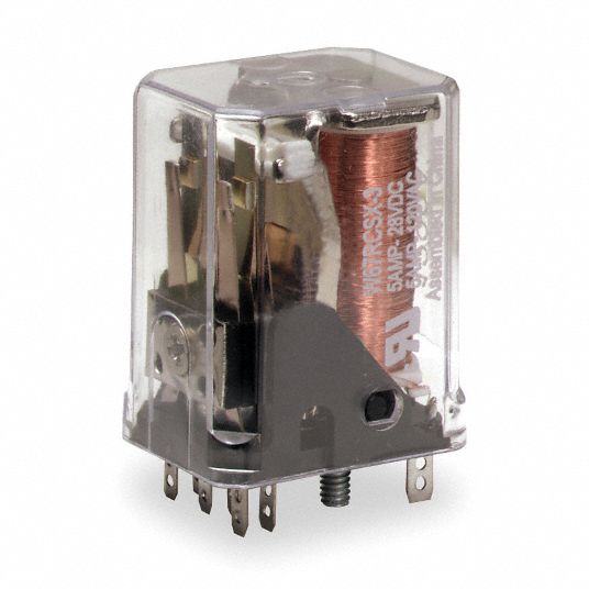 24V DC Coil Volts, Number of Pins - Relay 8 - Grainger