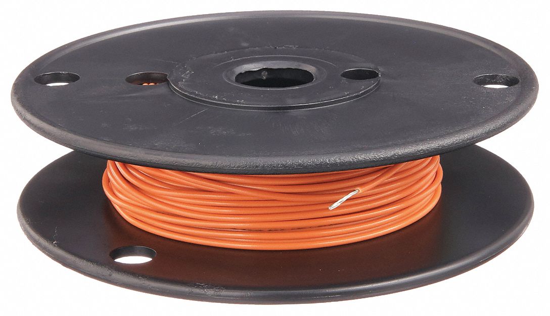 CAROL, 22 AWG Conductor Size, Orange, Hookup Wire - 5ZDF4|C2016A.12.04 ...