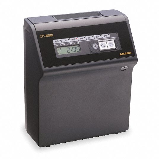 Surface, Wall-Mount Electric with Optic Sensor Time Clock, 12 5/16 inH ...