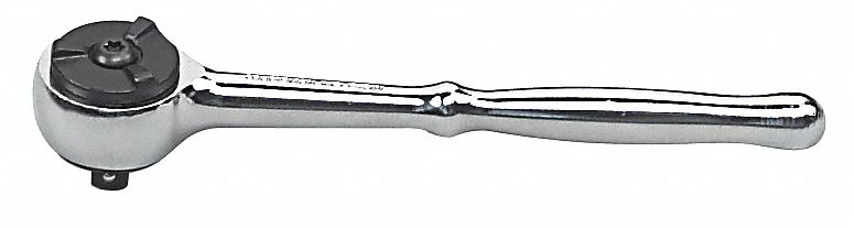 Hand Ratchet, Round, Reversing No, Steel - Grainger