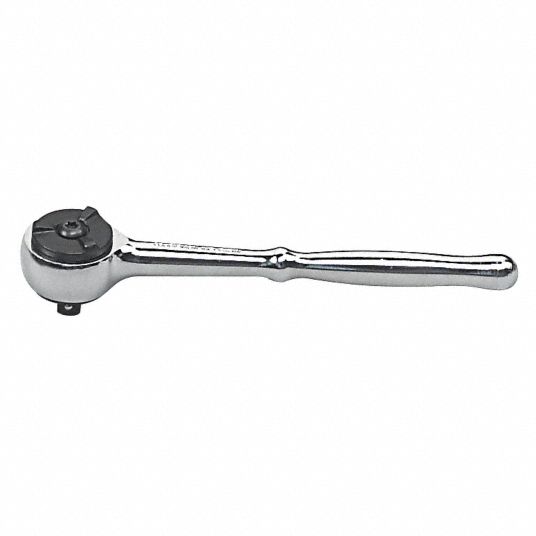 Hand Ratchet, Round, Reversing No, Steel - Grainger