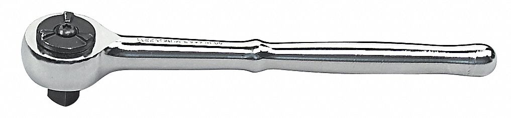 Hand Ratchet, Round, Reversing No, Steel - Grainger