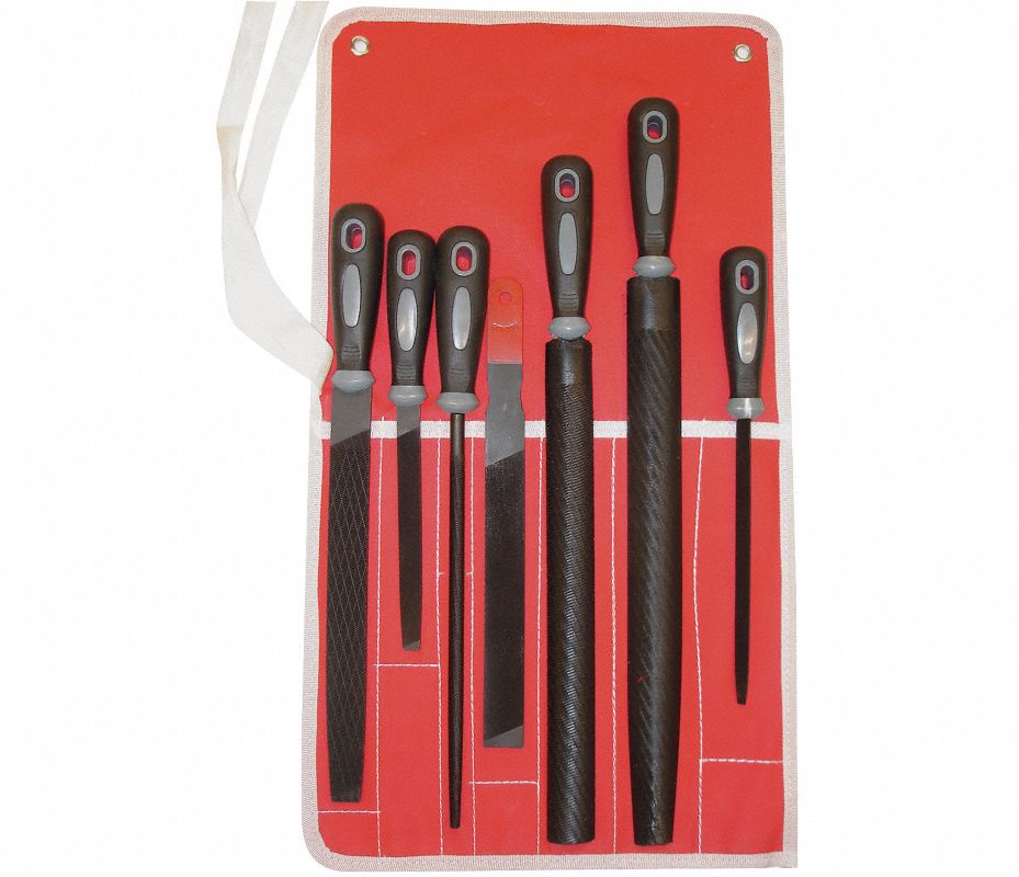 SIMONDS Juego de Limas Petroquímicas 6", 8", 10", 12", 14" con mango Bastardo con 7 piezas ...