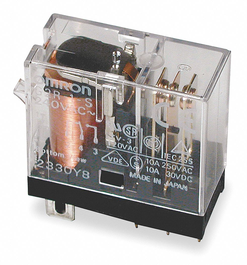 12V DC Coil Volts, Number of Pins - Relay 5 - Grainger