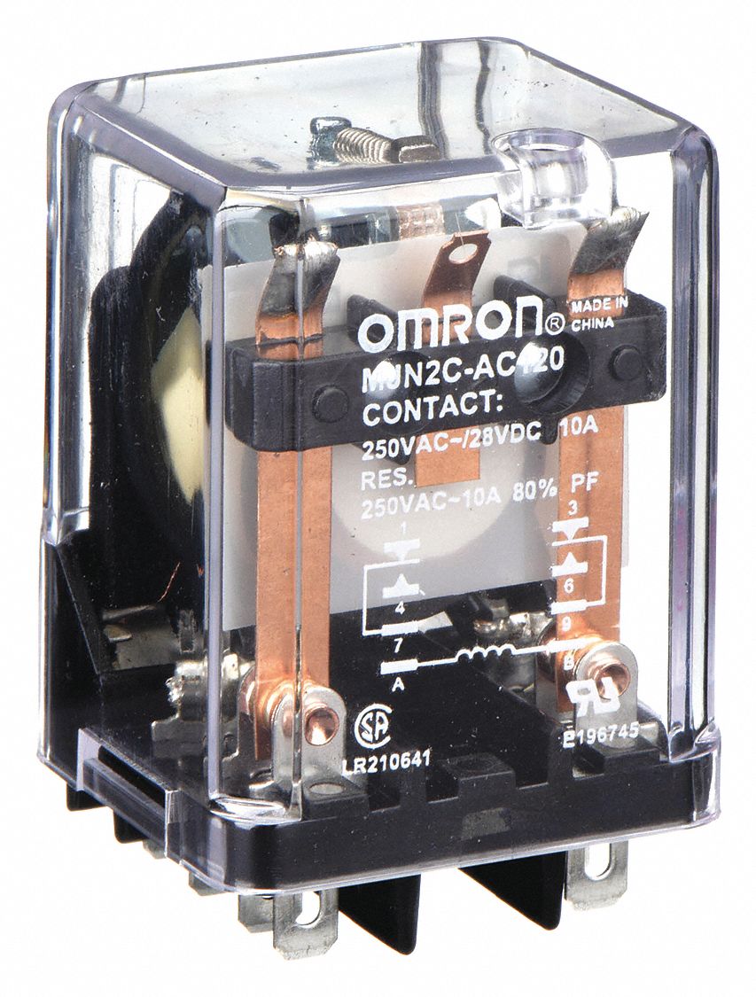 OMRON, Socket Mounted, 10 A Current Rating, General Purpose Relay ...