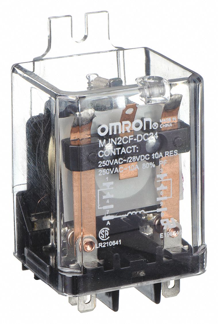 OMRON, Surface (Side Flange) Mounted, 10 A Current Rating, Flange Mount Relay - 5ZH74|MJN2CF ...